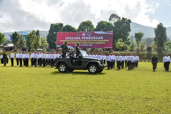 Diksarmil SPPI Batch-3 Tahun 2025 Resmi Dibuka, Pangdam XIII/Merdeka ...